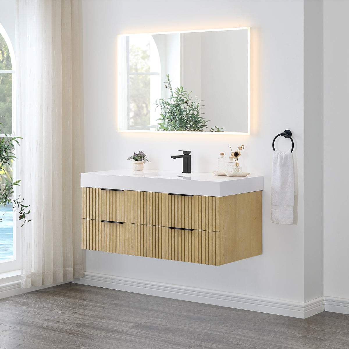 Livia 48" single vanity with top – Altair Design USA