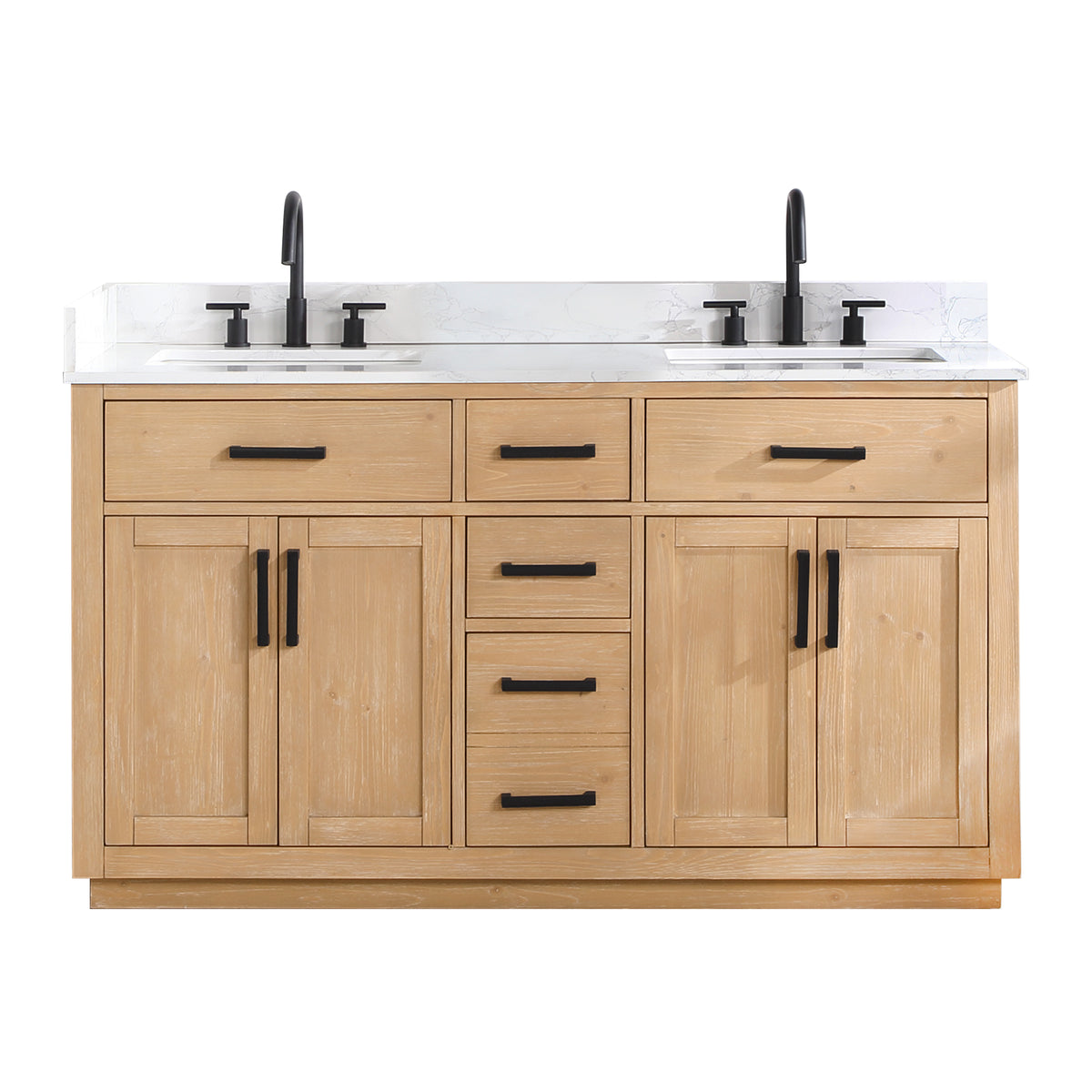 Gavino 60" double vanity with top – Altair Design USA