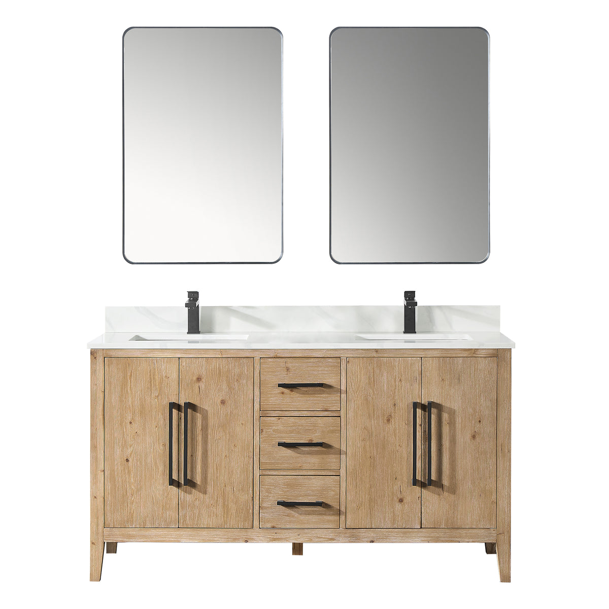 Laurel 60" double vanity with top – Altair Design USA