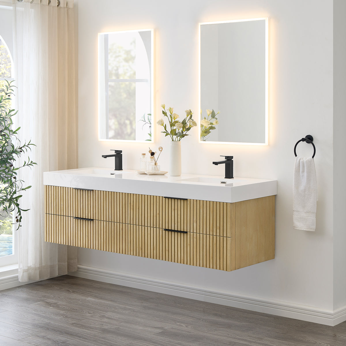 Livia 72" double vanity with top – Altair Design USA