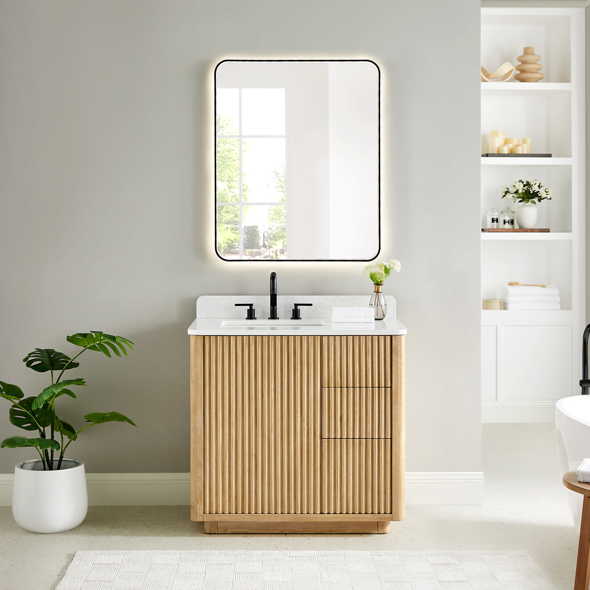 Clayton 36" single vanity with top – Altair Design USA