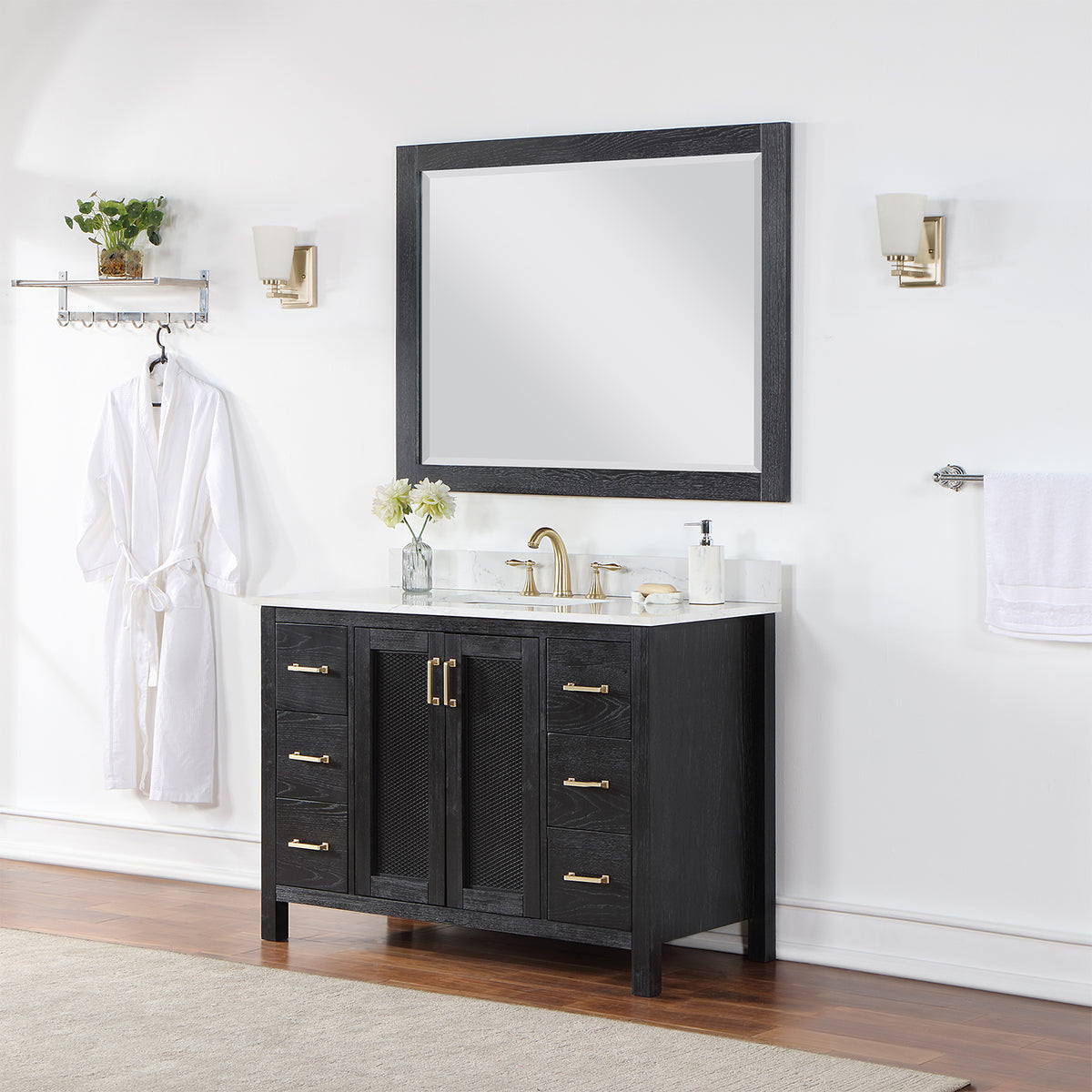 Hadiya 48" single vanity with top – Altair Design USA